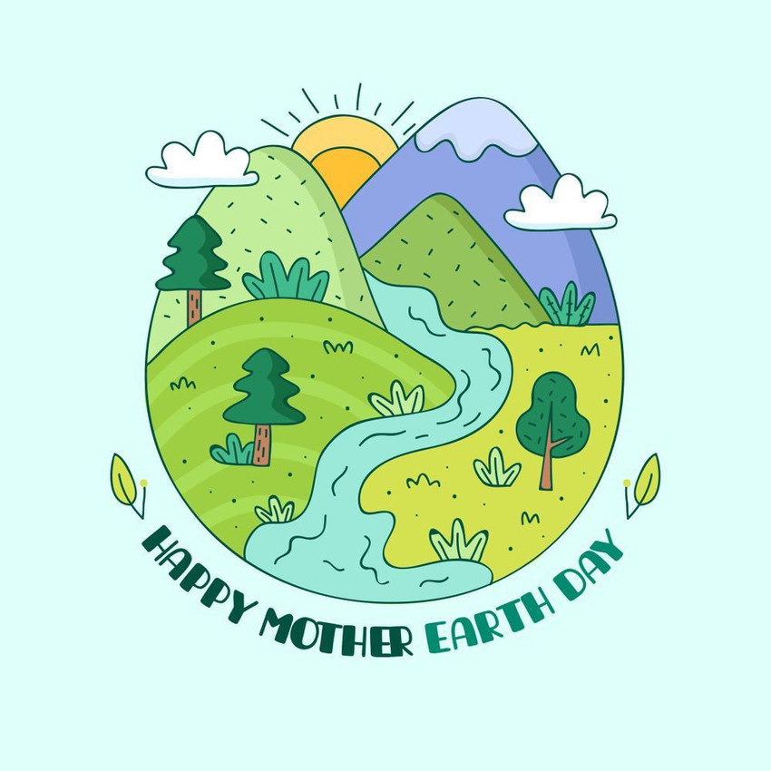 Happy Mother Earth Clip Art