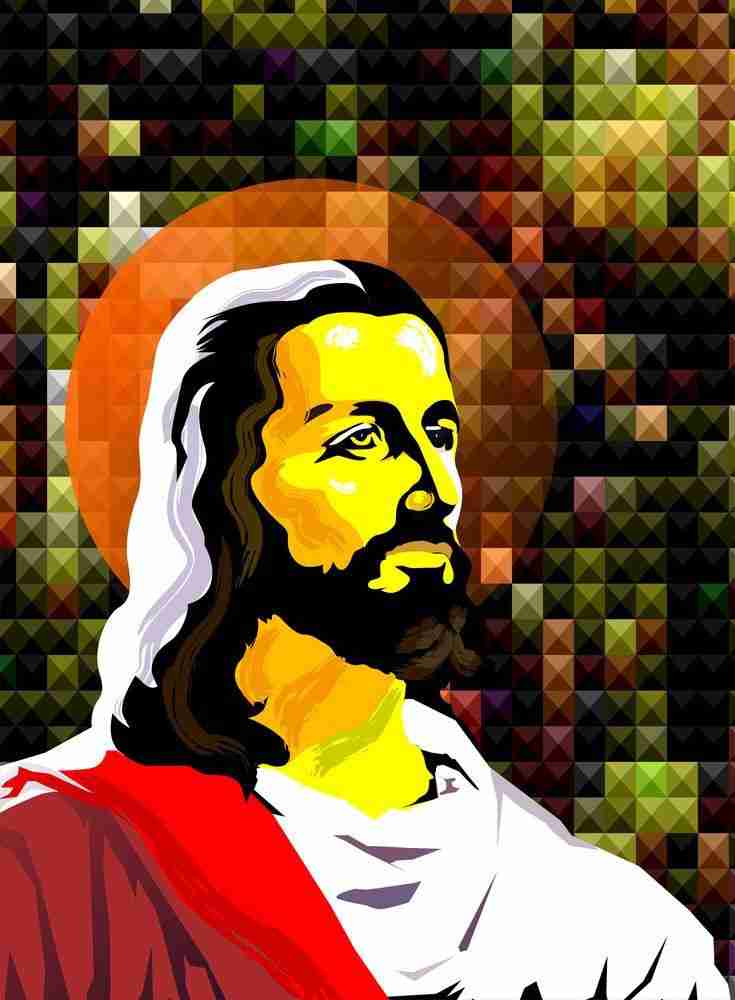 Jesus Christ Abstract Image