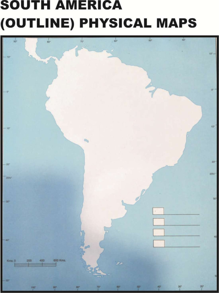 Physical Map Of South America Physical 3D Map Of South America