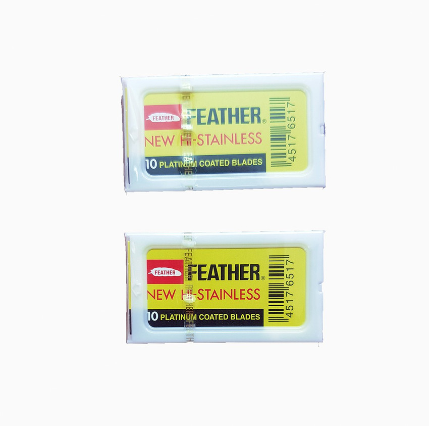 Feather Safety Razor Blades Feather Hi Stainless Double Edge Blades