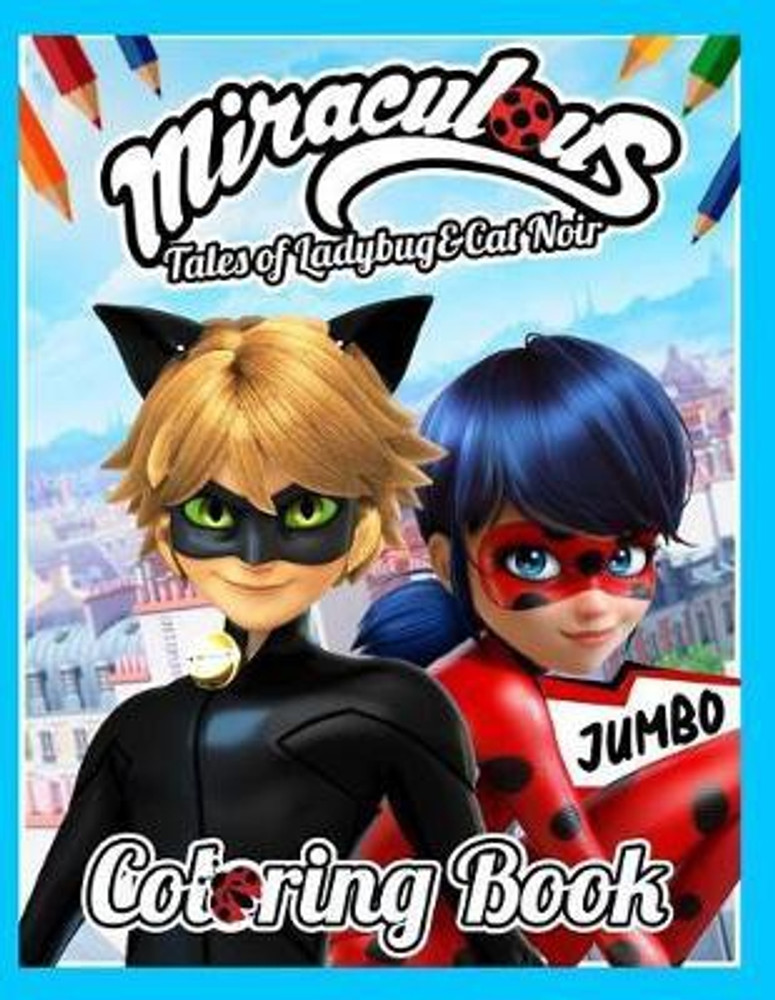 coloring pages ladybug and cat noir