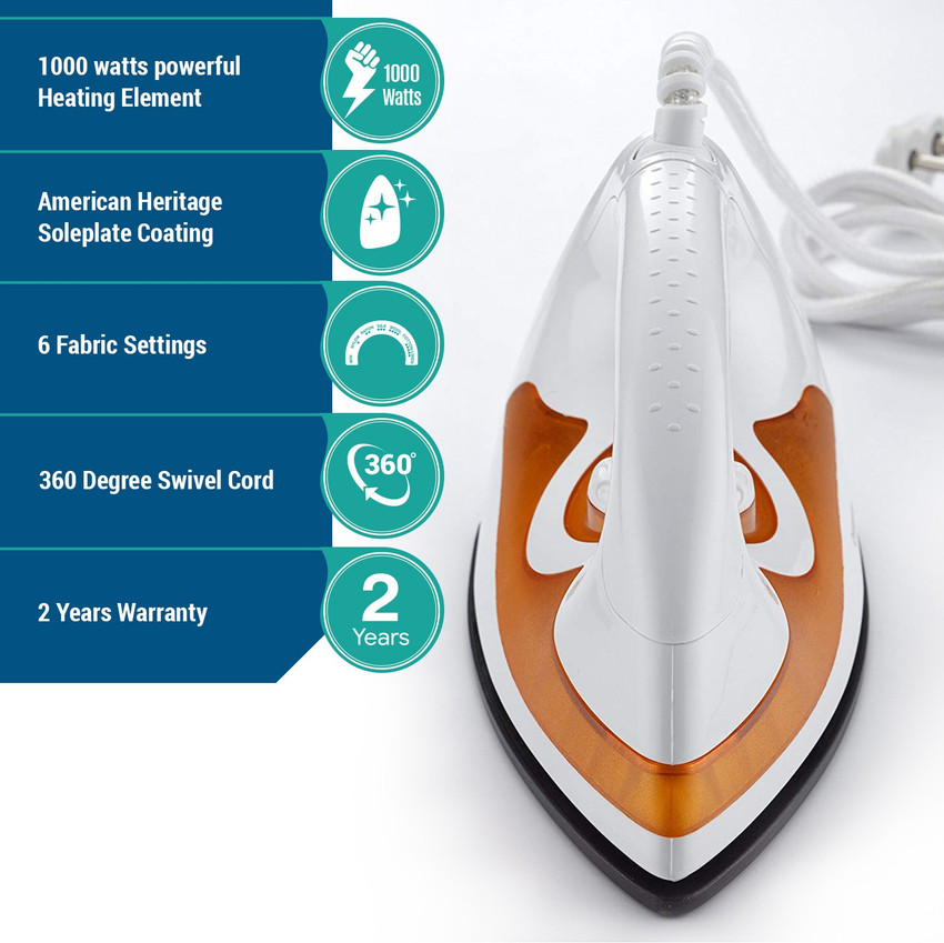 Crompton ACGEI PD PLUS 1000 W Dry Iron