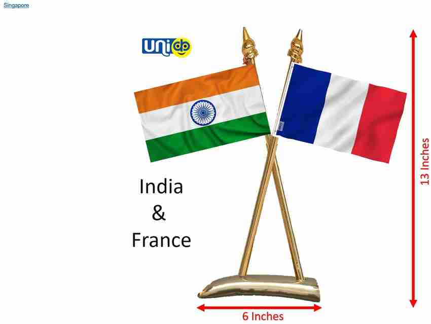 French And Indian Flags