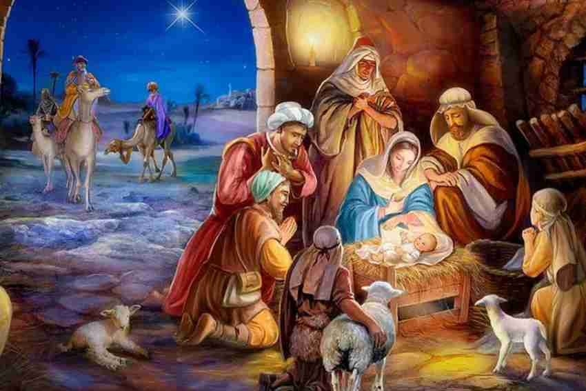The Birth Of Jesus Painting