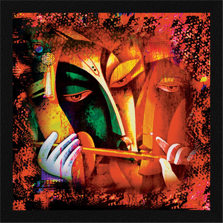 Krishna Art Abstract