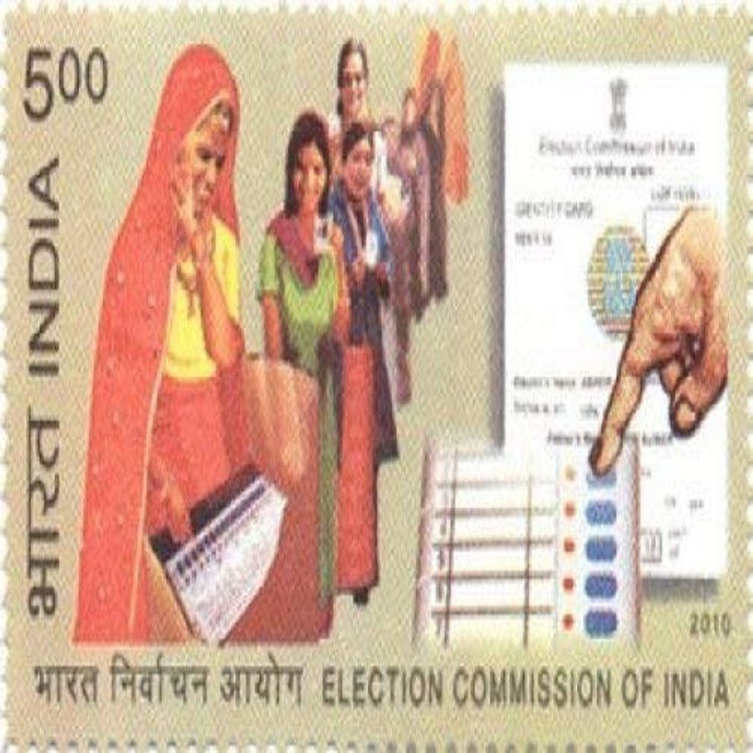 Indian Election Stamp