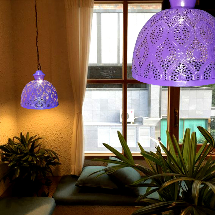Purple Ceiling Lamp Shade | Shelly Lighting