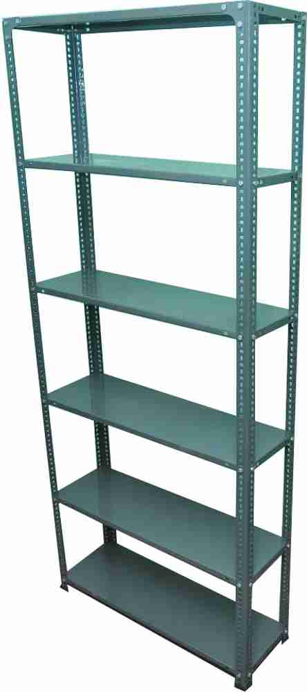 Kaisar Slotted angle rack 96x36x12 Inch 8 Shelves 1.2mm Thickness Iron Wall Shelf Price in India Buy Kaisar Slotted angle rack 96x36x12 Inch 8 Shelves 1.2mm Thickness Iron Wall Shelf online