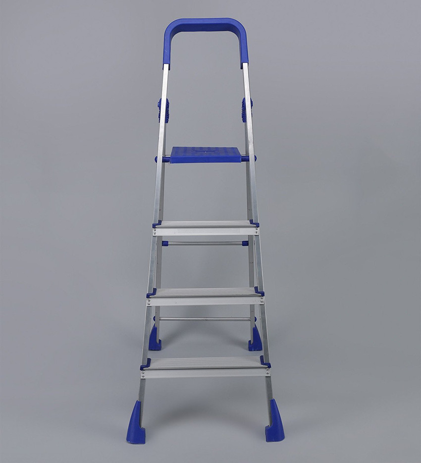 PARASNATH Aluminium Blue Heavy Folding Ladder 4 Step 4.2 Ft Made In India Aluminium Ladder Price in India Buy PARASNATH Aluminium Blue Heavy Folding Ladder 4 Step 4.2 Ft Made In
