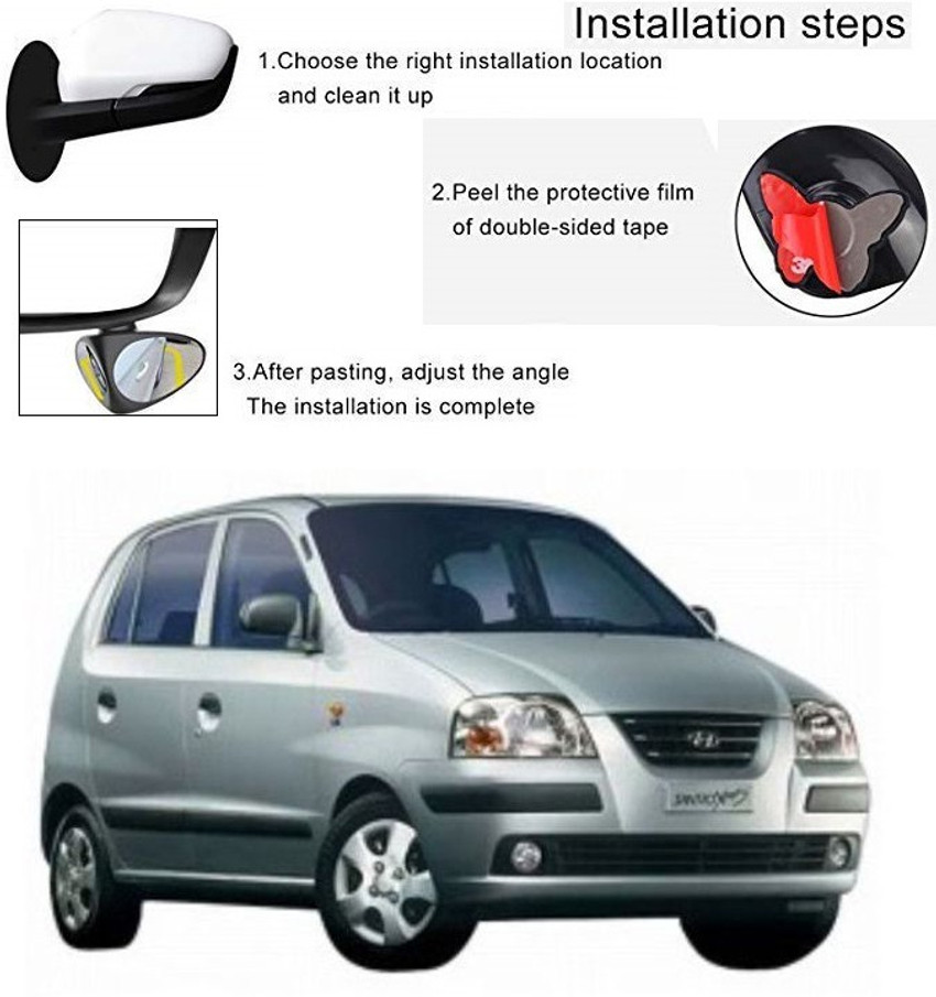 PRTEK Manual Dual Mirror For Hyundai Santro Xing Price in India Buy PRTEK Manual Dual Mirror For Hyundai Santro Xing online at Flipkart