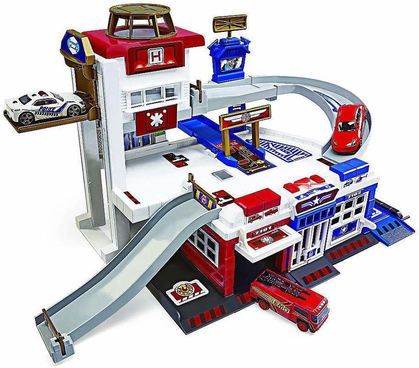 Fast lane rescue station playset store