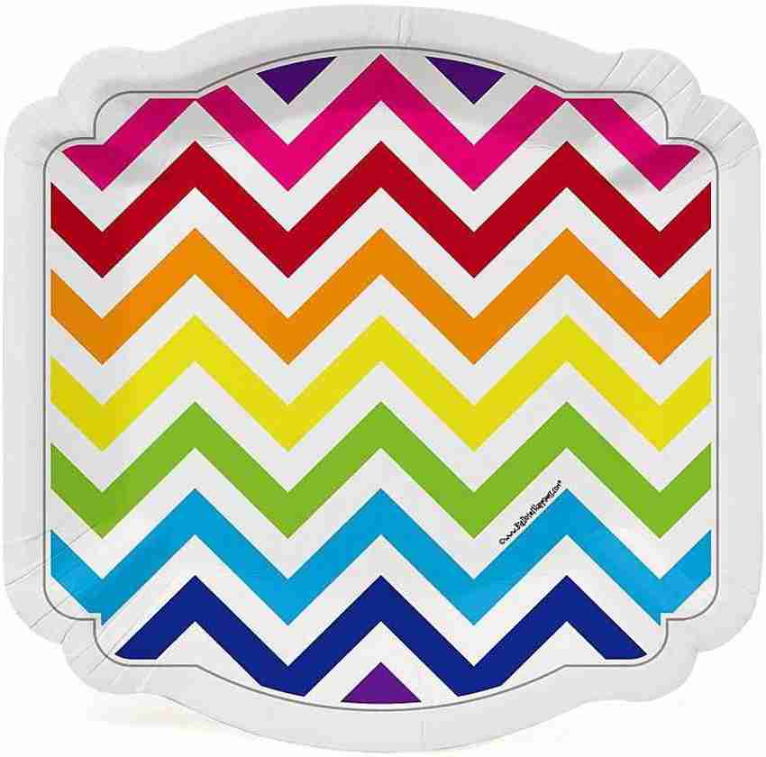 Chevron Dessert Plates