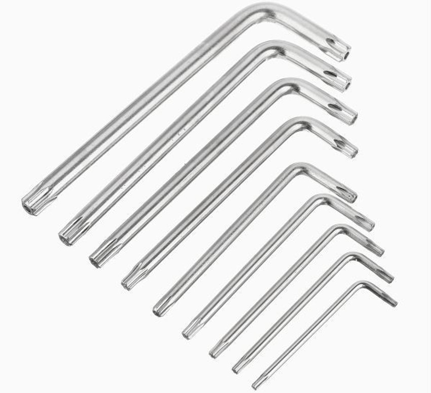 Inditrust 9Pcs L Type Screwdriver Double End Wrench Hexagon Torx Star Spanner Hand Tools Allen Key Set Price in India Buy Inditrust 9Pcs L Type Screwdriver Double End Wrench Hexagon Torx Star Spanner
