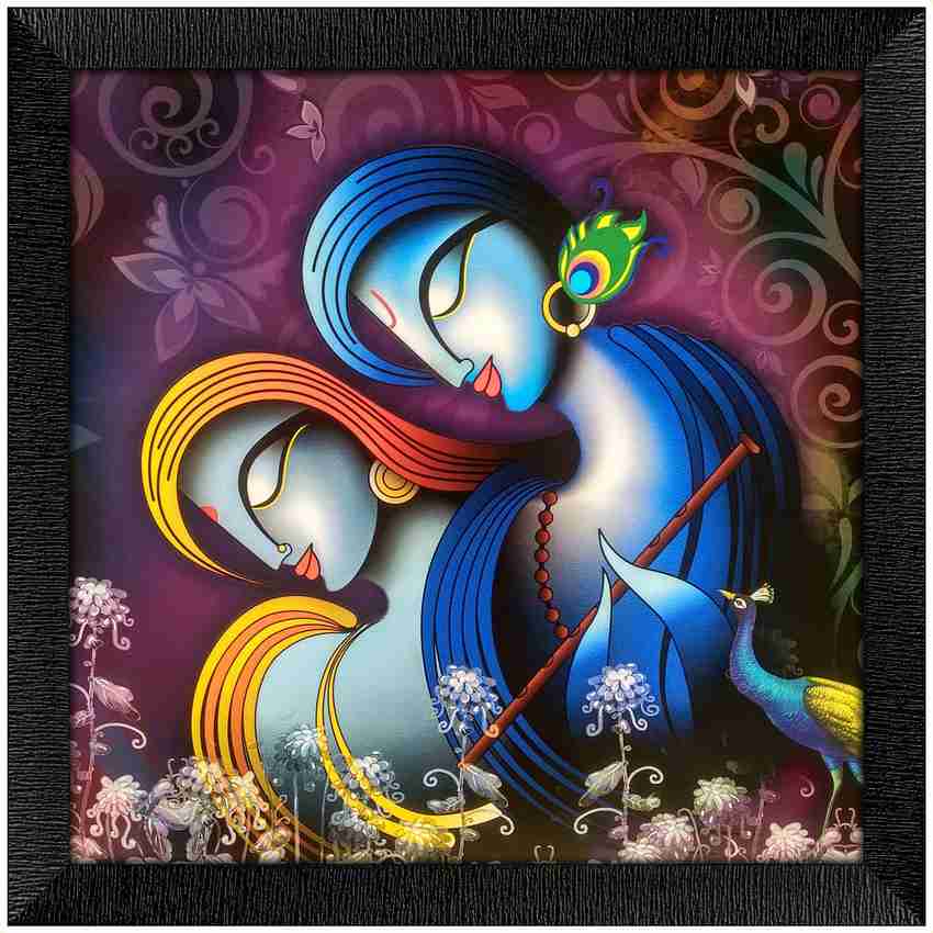 Radha Krishna Love Art