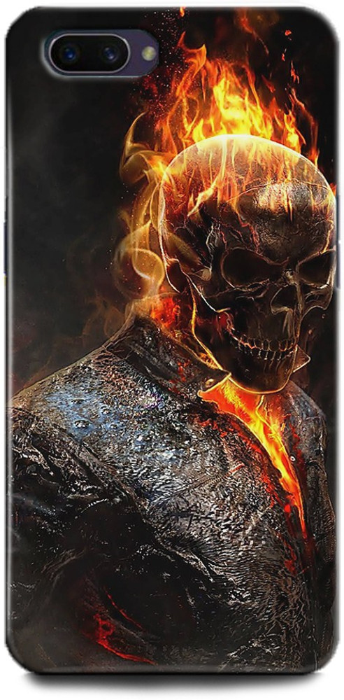 Ghost Rider Blue Flame Skull