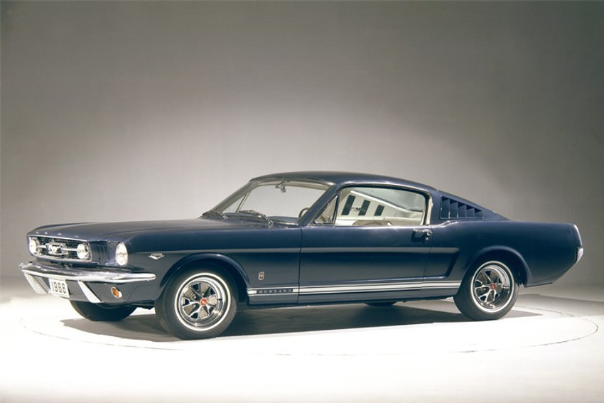 Cobalt Blue Mustang