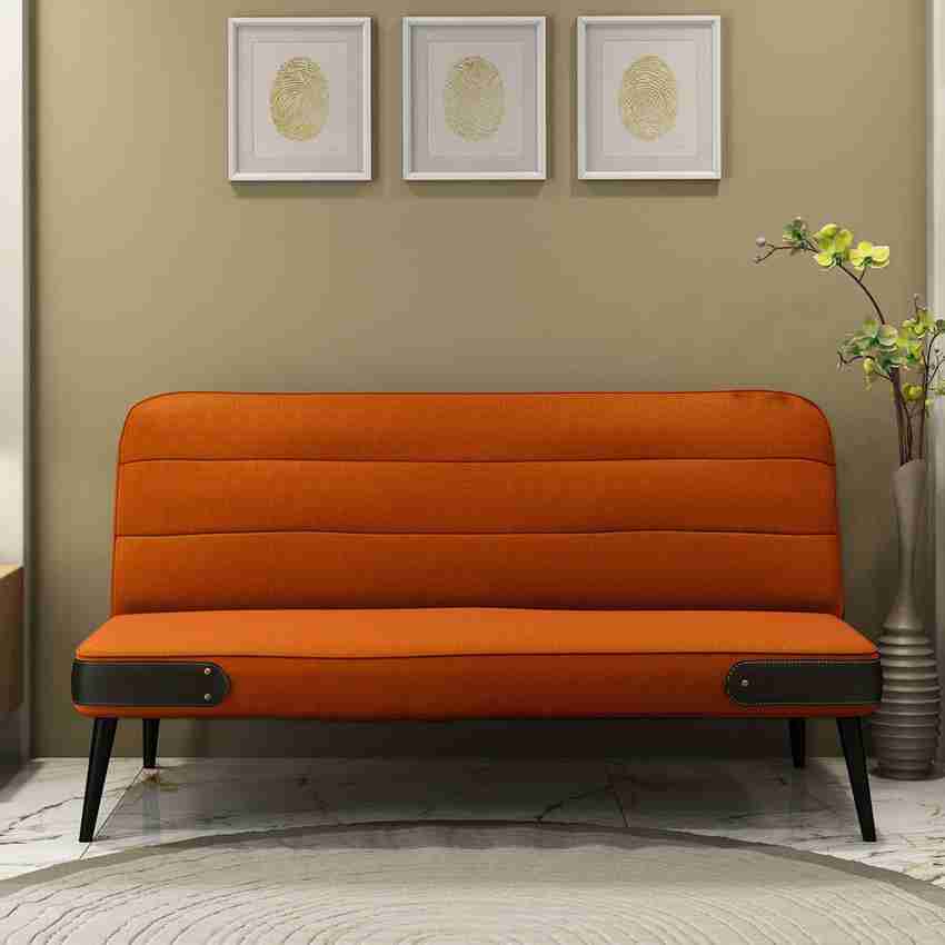 Orange Futon Sofa Bed | Baci Living Room