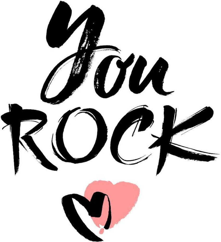 You Rock Sticker Printable DIGITAL STICKERS (You Rock) Distance