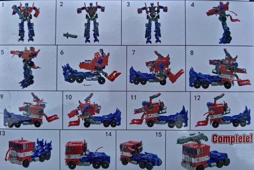 Transformers Toys Optimus Prime Instructions