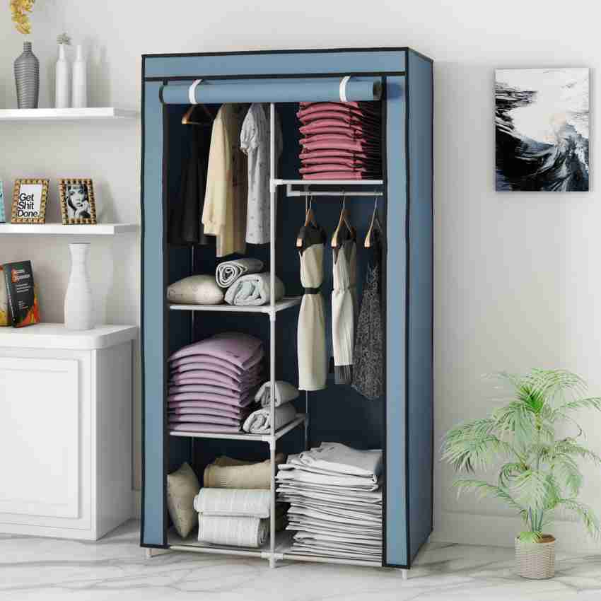 Flipkart Perfect Homes Studio Carbon Steel Collapsible Wardrobe Price in India Buy Flipkart Perfect Homes Studio Carbon Steel Collapsible Wardrobe online at Flipkart