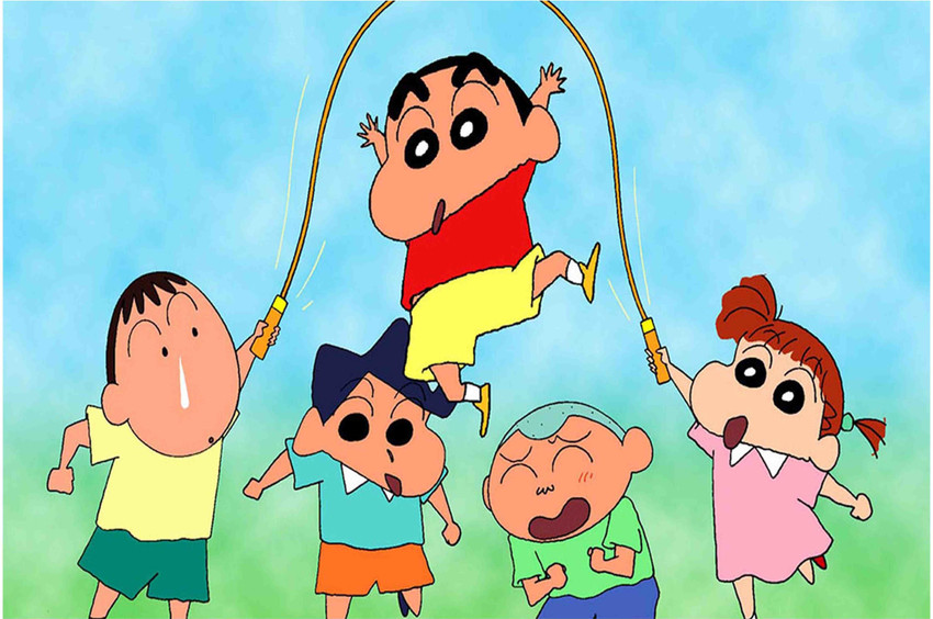 Shin Chan And Friends Wallpaper