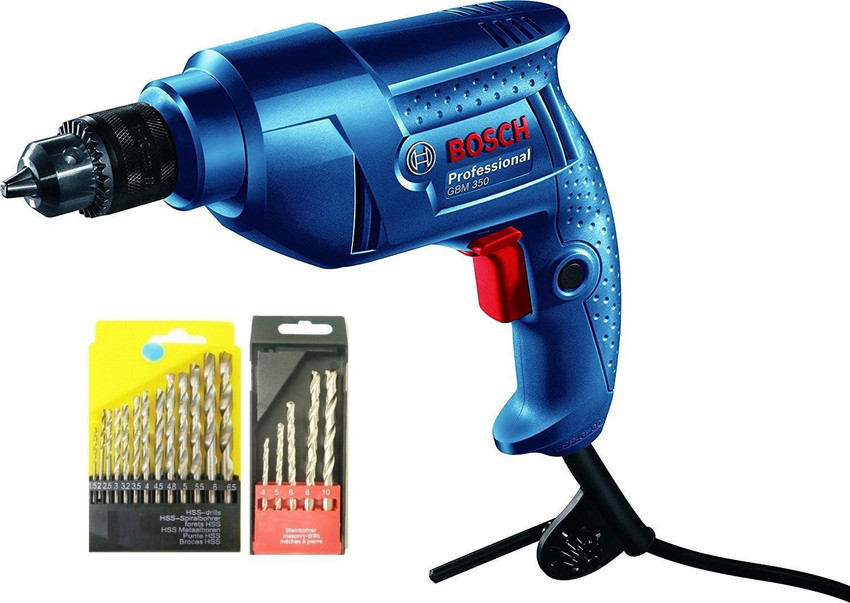 Inditrust Bosch GBM 350 reversible drill machine Power Hand Tool Kit 3 Tools Power Hand Tool Kit Price in India Buy Inditrust Bosch GBM 350 reversible drill machine Power