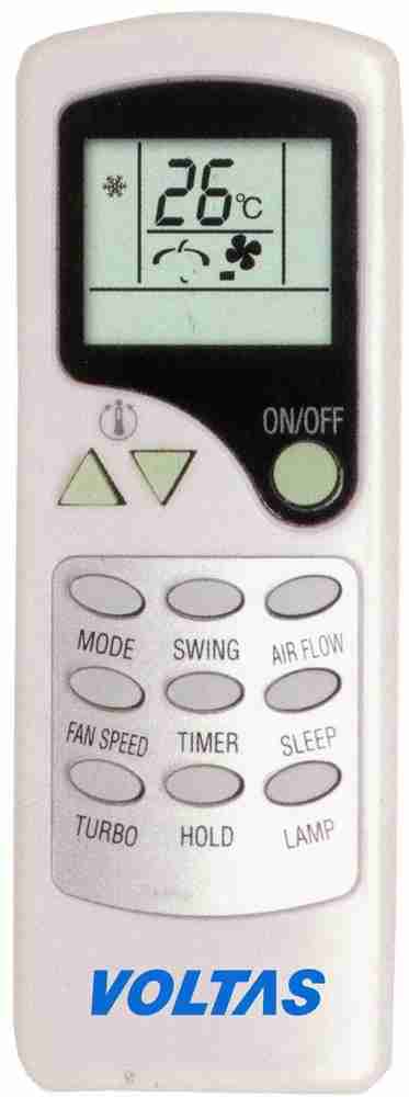 Voltas Original Ac voltas ac voltas window ac voltas split ac Remote Controller Voltas Flipkart