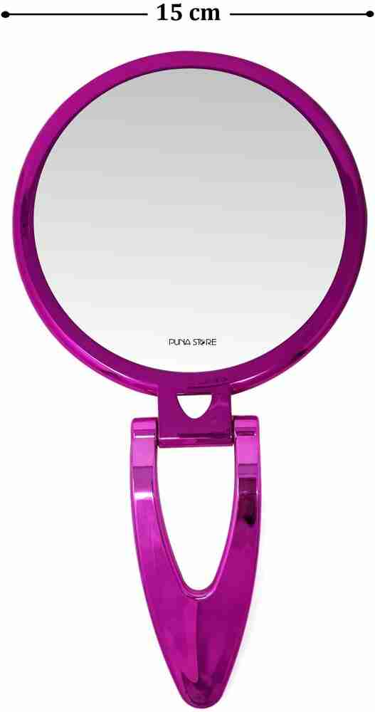Hand Held Magnifying Makeup Mirror - Mugeek Vidalondon