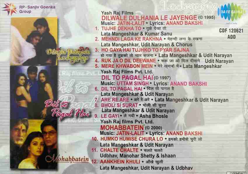 Dilwale Dulhania Le Jayenge Cd