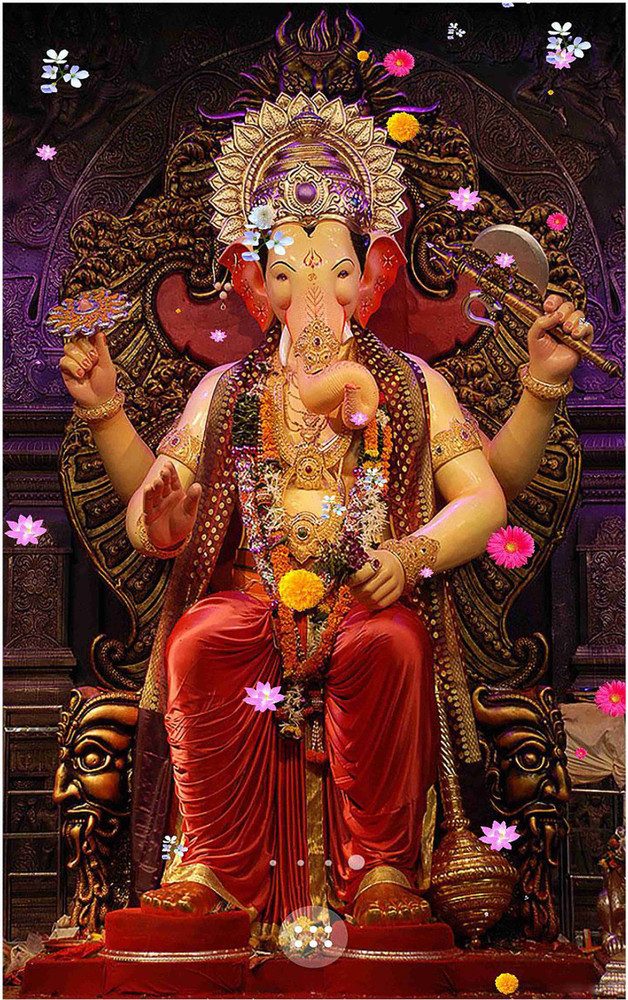 Ganesh Wallpaper Full Size Ganpati God Poster For Worship Room Living