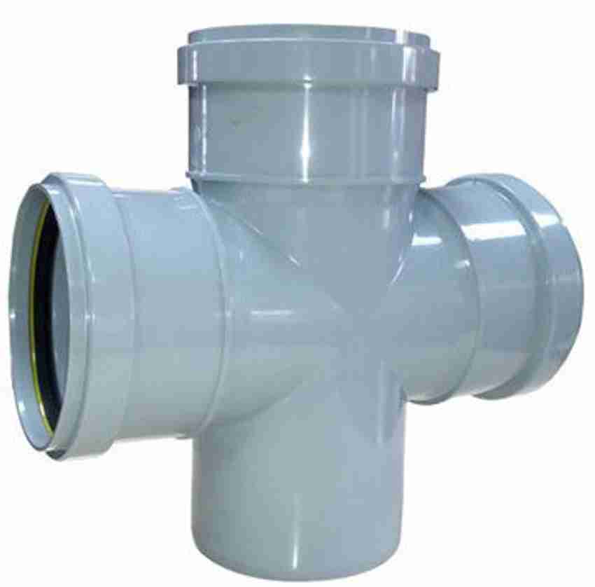 Pvc four way tee store