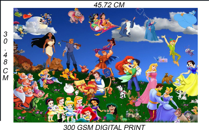 All Disney Characters Poster