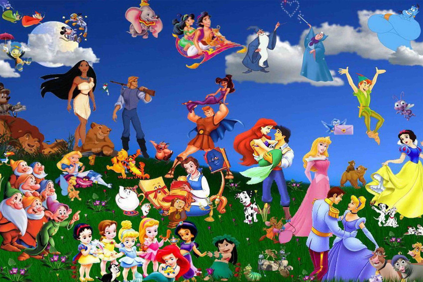 All Disney Characters Poster