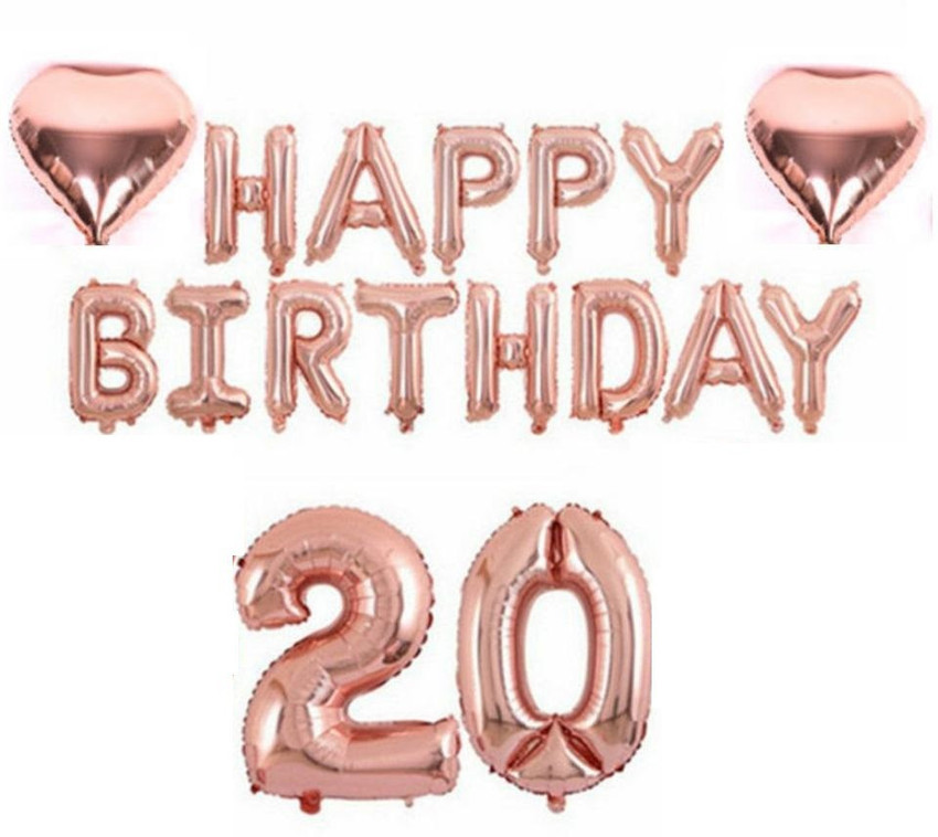 20th Birthday Balloons
