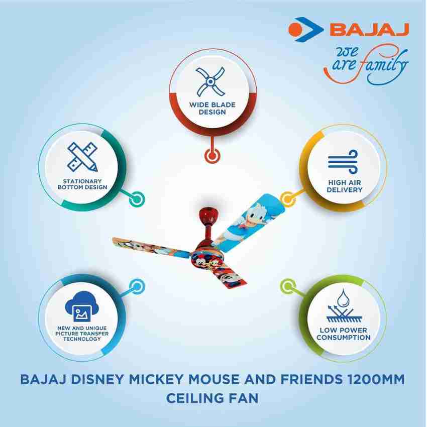 Mickey And Minnie Mouse Ceiling Fan | Shelly Lighting