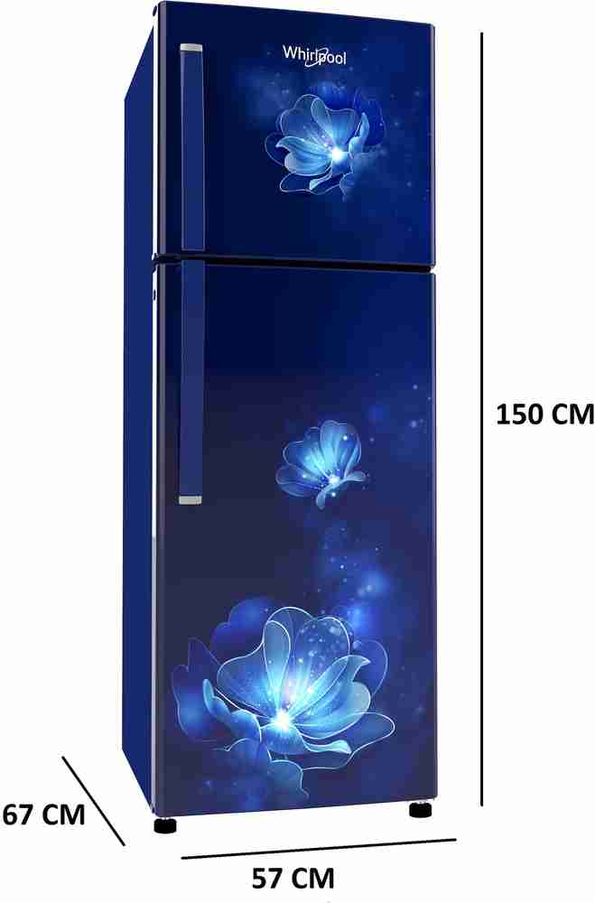 Whirlpool refrigerator double door 5 star 215 ltr store