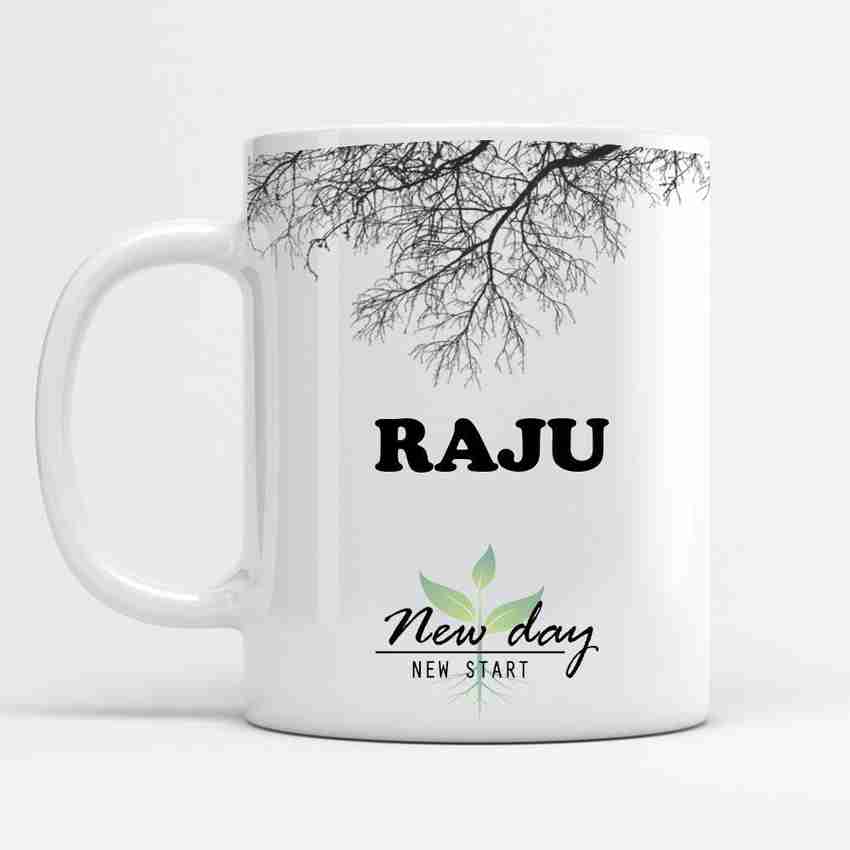 Raju Name Write Name On Love Heartbeat Tattoo Image