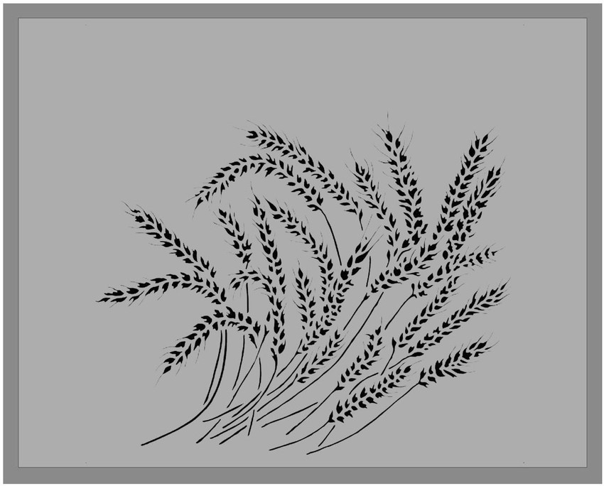Wheat Stencils For Drawing