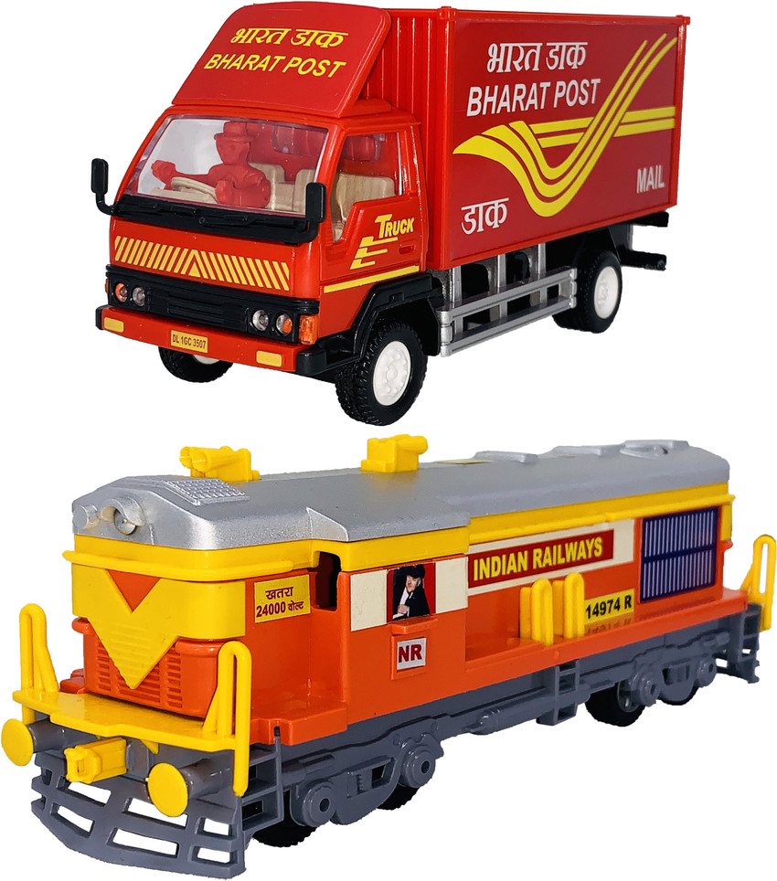 Indian Train Engine Side