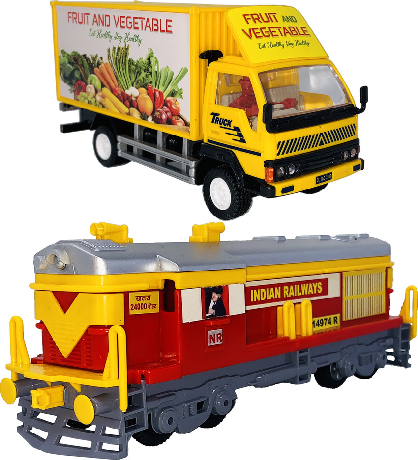 Indian Train Engine Side