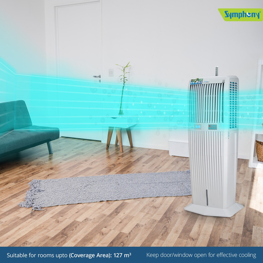 Symphony Storm 70i Desert Tower Cooler With Remote 70L,