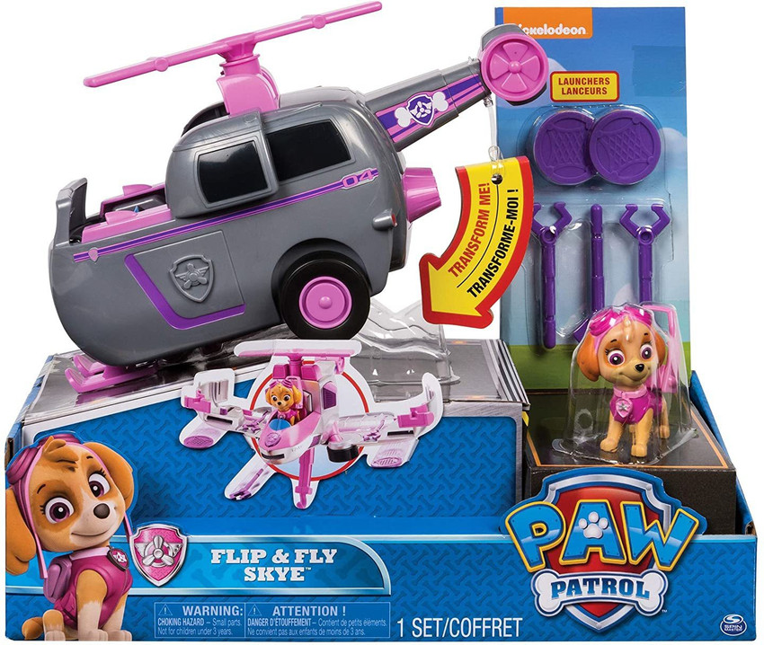 PAW PATROL Flip and Fly Skye Transforming Vehicle Flip and Fly Skye Transforming Vehicle shop for PAW PATROL products in India. Flipkart