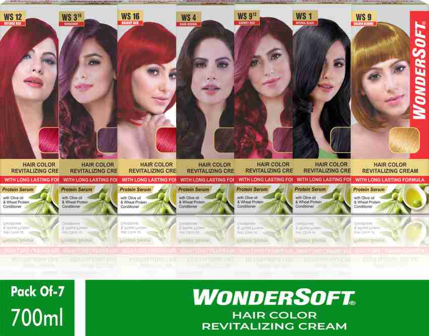 Natural Red Hair Color Chart