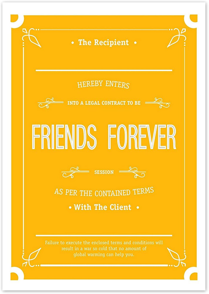 Best Friend Contract