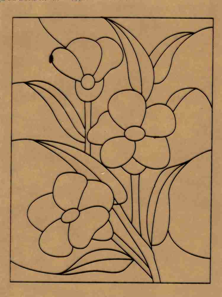 Easy Glass Painting Designs Outline