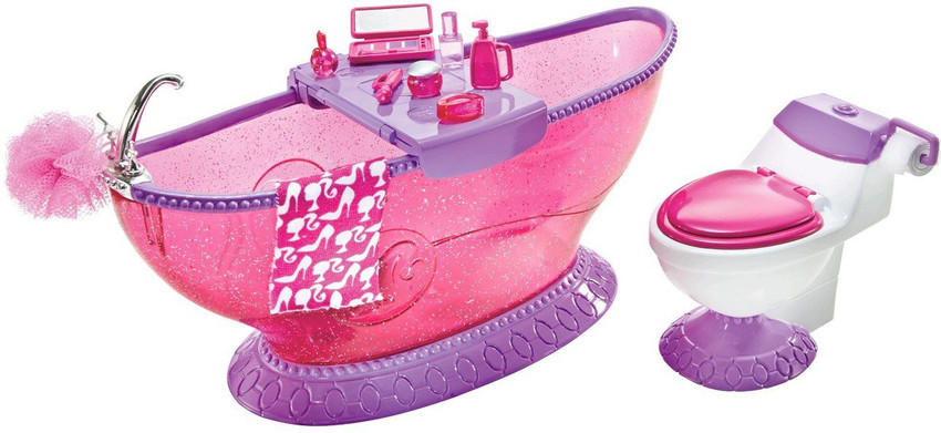 Barbie Doll Bathroom Set