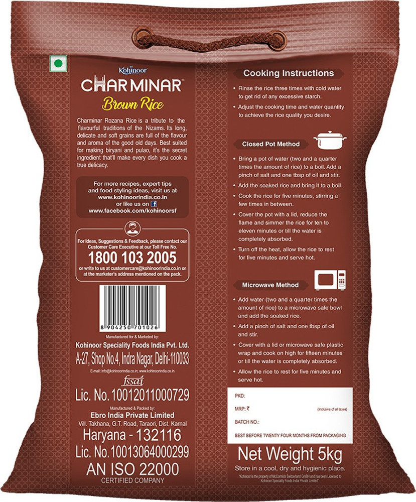 how to cook kohinoor brown basmati rice