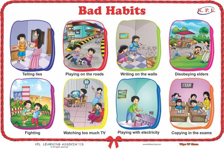 Bad Habits For Kids Clipart 30 Good Habits For Kids