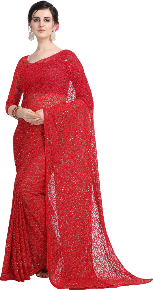 Brocade And Net Sarees
