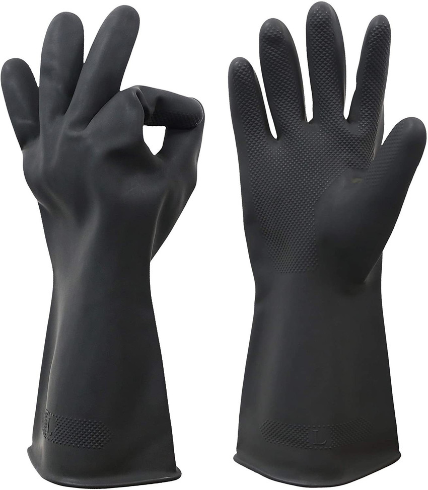 Rubber glove price store